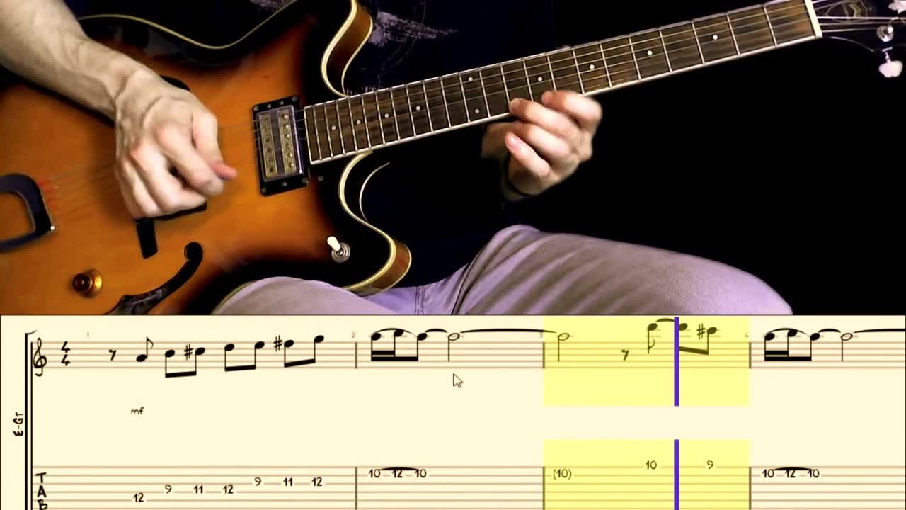 Breezin` solo lesson (George Benson) - Veojam